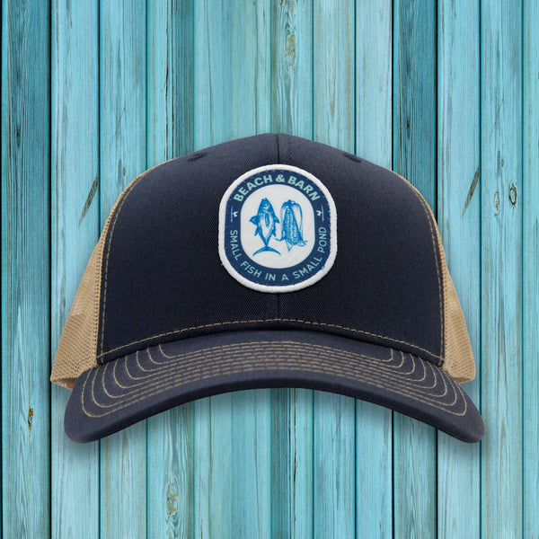 Structured Snapback Hat with Mesh | Beach & Barn - Beach and Barn