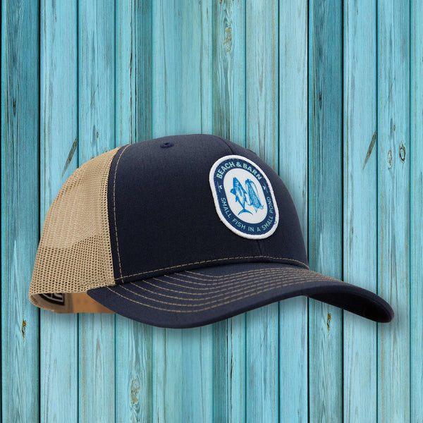 Structured Snapback Hat with Mesh | Beach & Barn - Beach and Barn